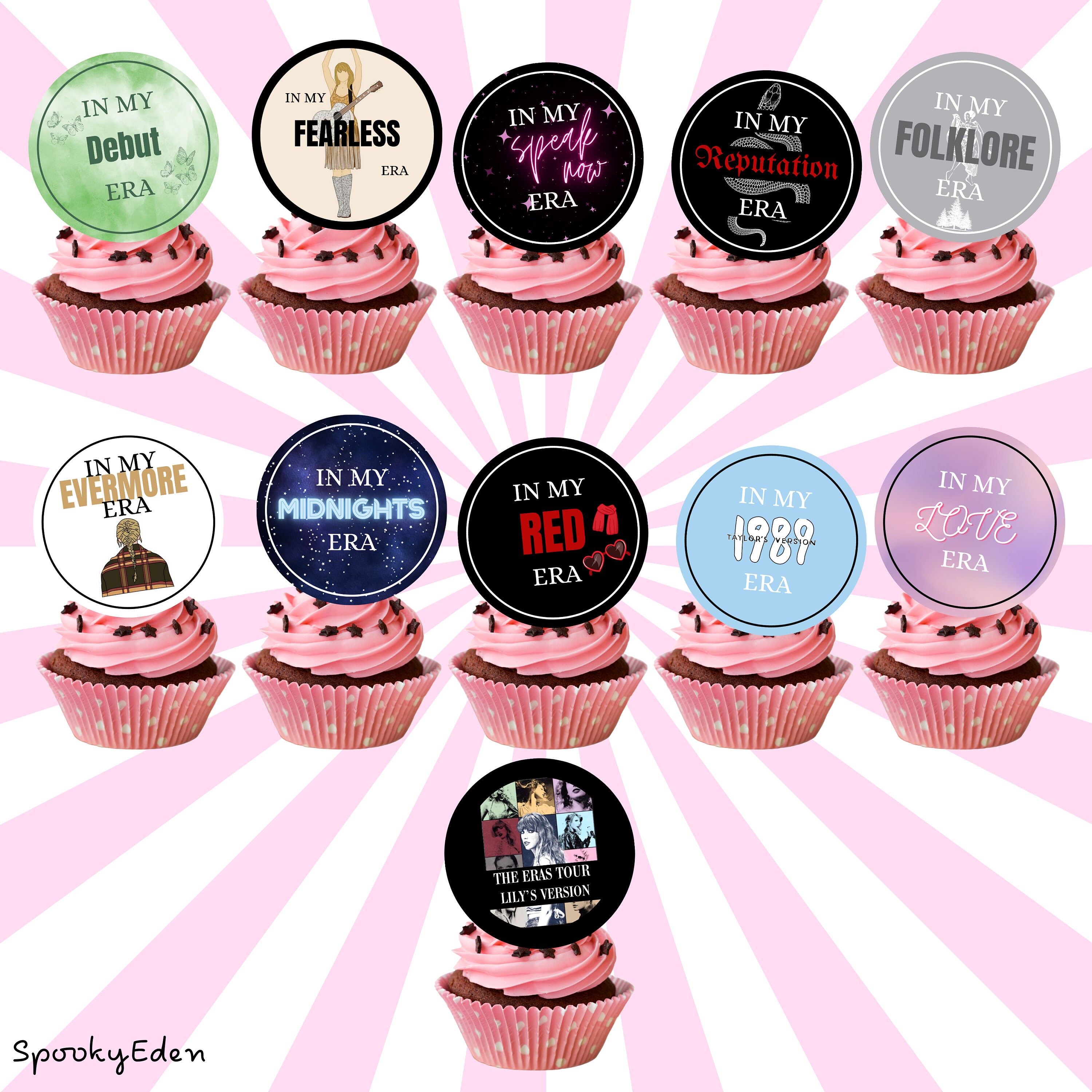 Editable Taylor Swift Inspired Birthday Party Bundle Instant Download ...