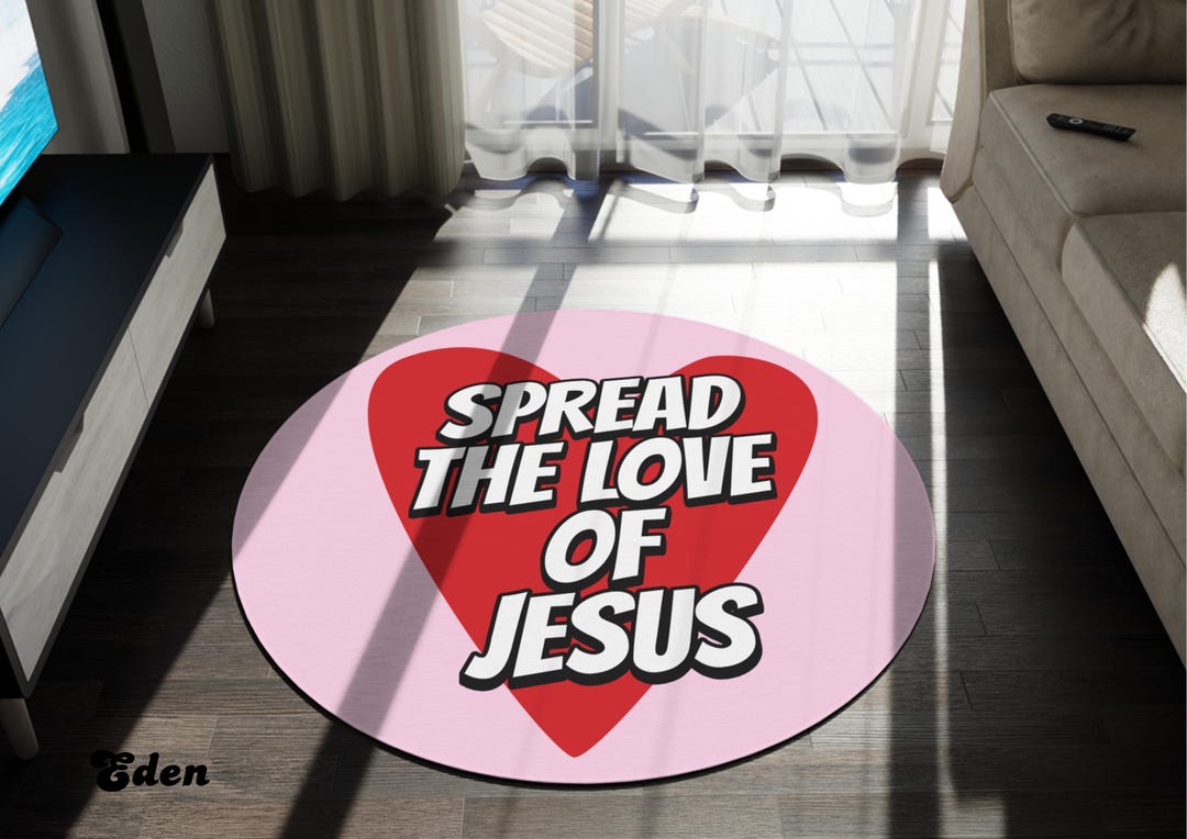 Customized Spread the Love of Jesus Rug Home Decor Gift Bedroom Decor ...