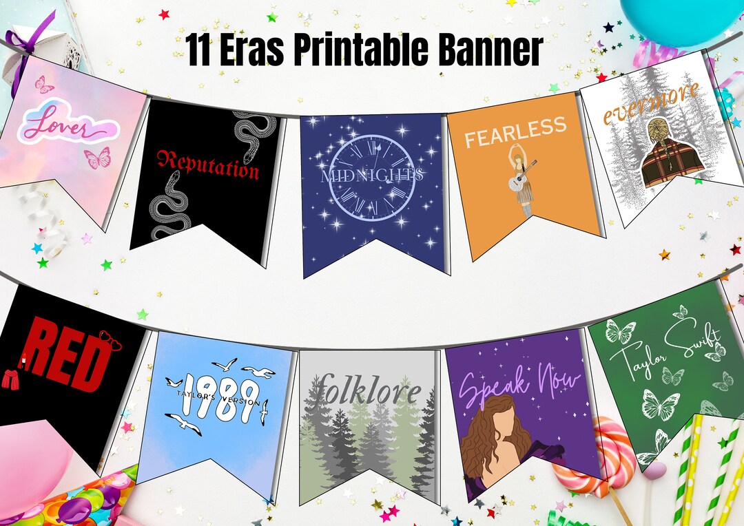 11 Inspired Printable Party Banners Printable Birthday Party Instant ...