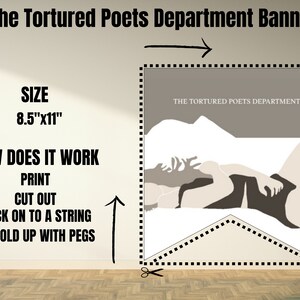 11 Taylor Swift Inspired Printable the Tortured Poets Department ...