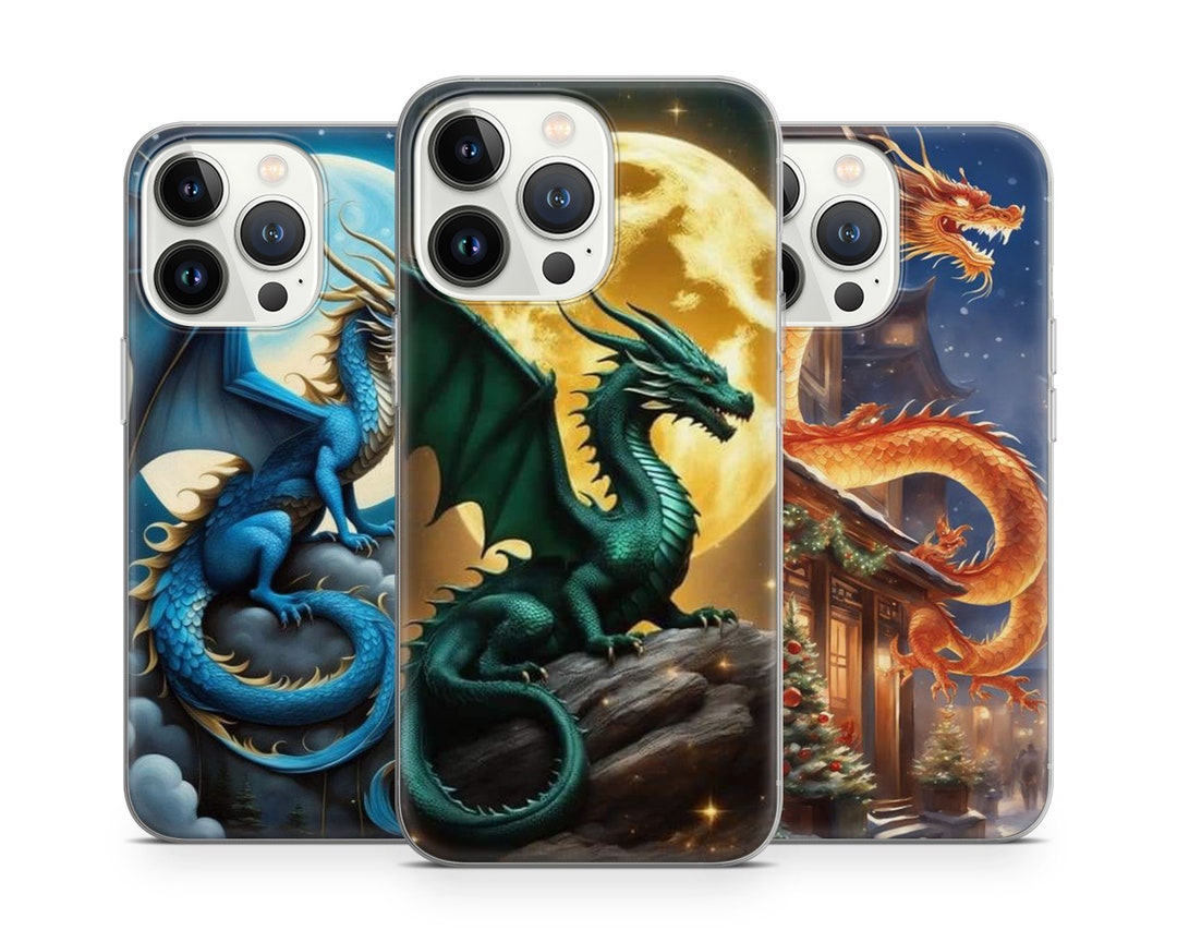 Magic Dragon Collection Cases for iPhone 15 14 13 Pro 12 11 Xs Xr 8 7 6 ...