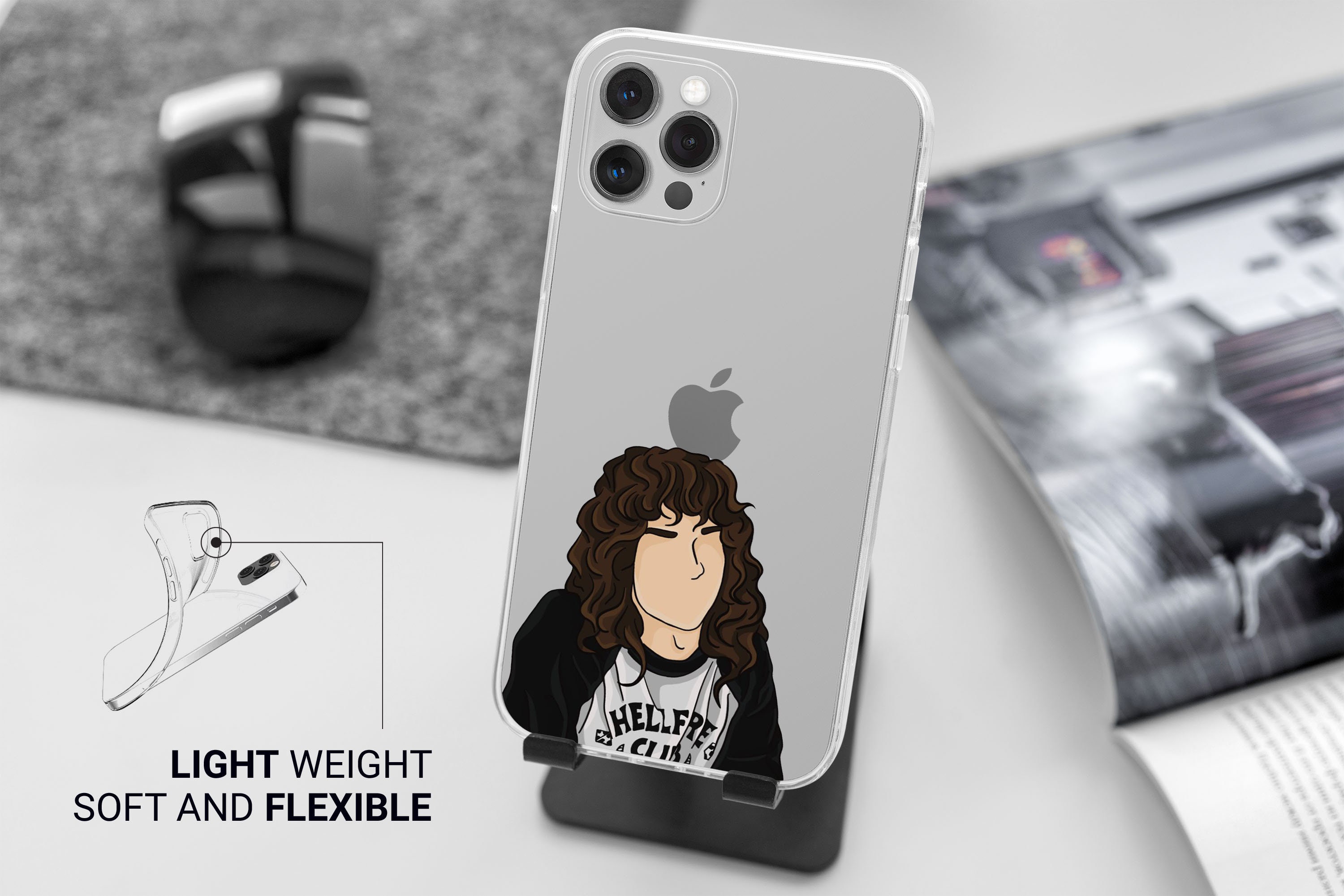 Stranger Things ART Wallpapers Phone Case for iPhone 15 14 13 Pro 12 11 ...