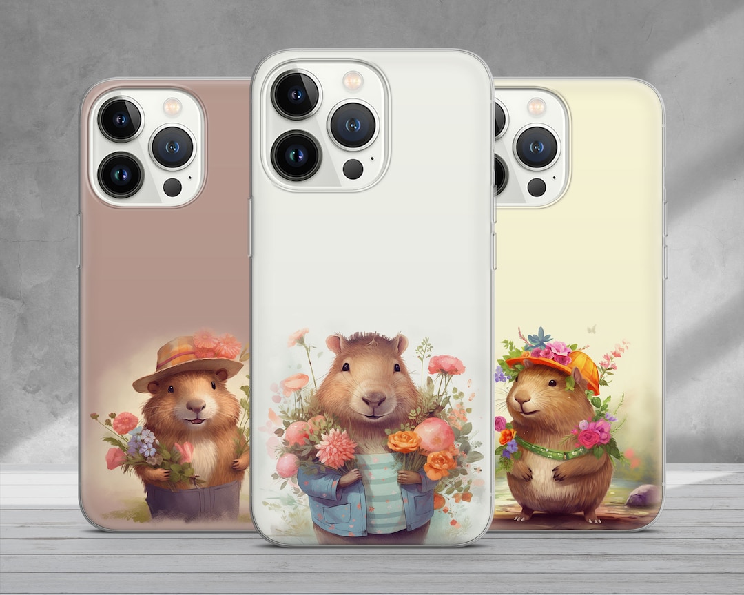 Cute Capybara Wallpapers Phone Case for iPhone 15 14 13 Pro 12 - Etsy
