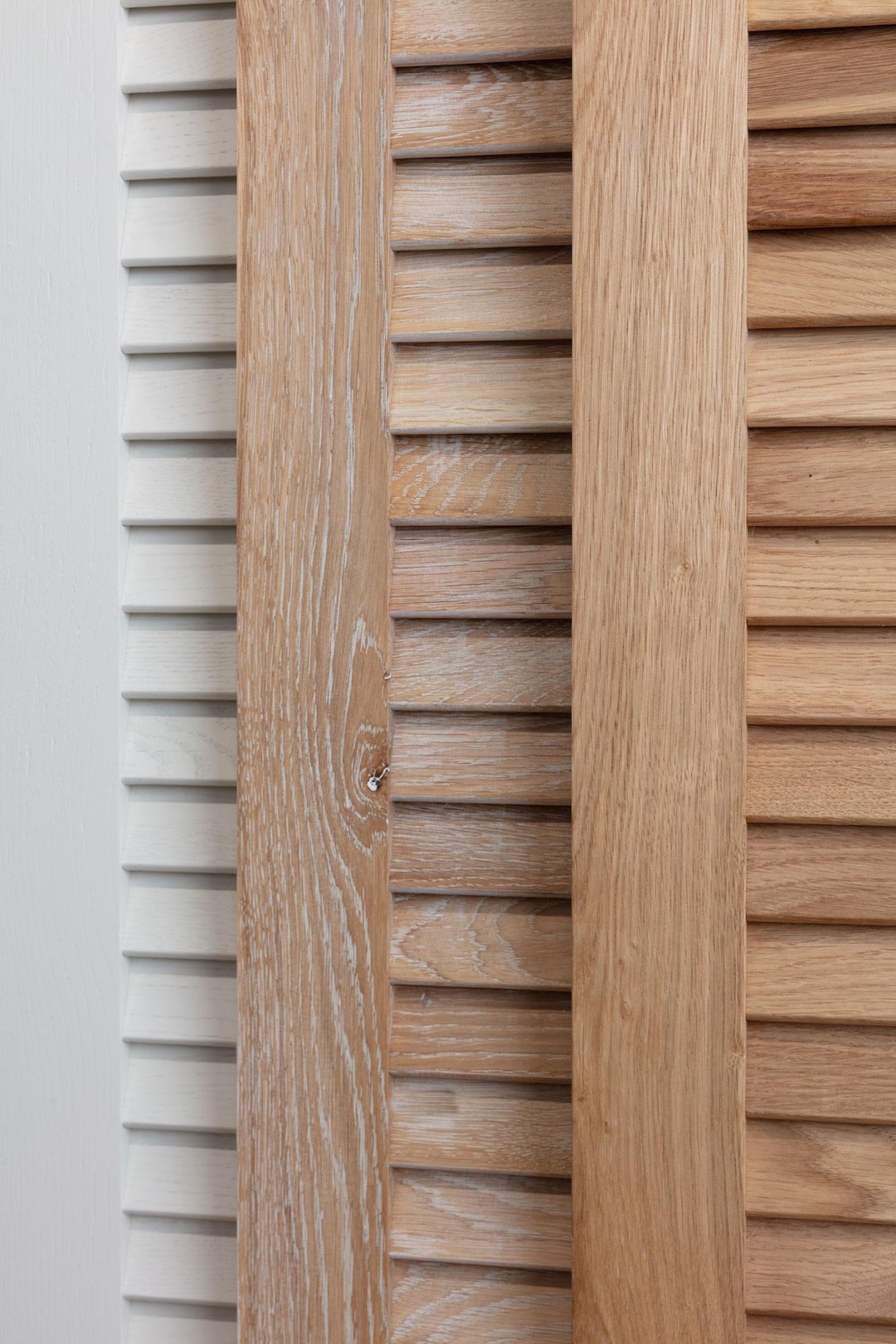 Louvre Doors Custom Dimensions Solid Wood Ash or Oak. Cabinet Doors ...