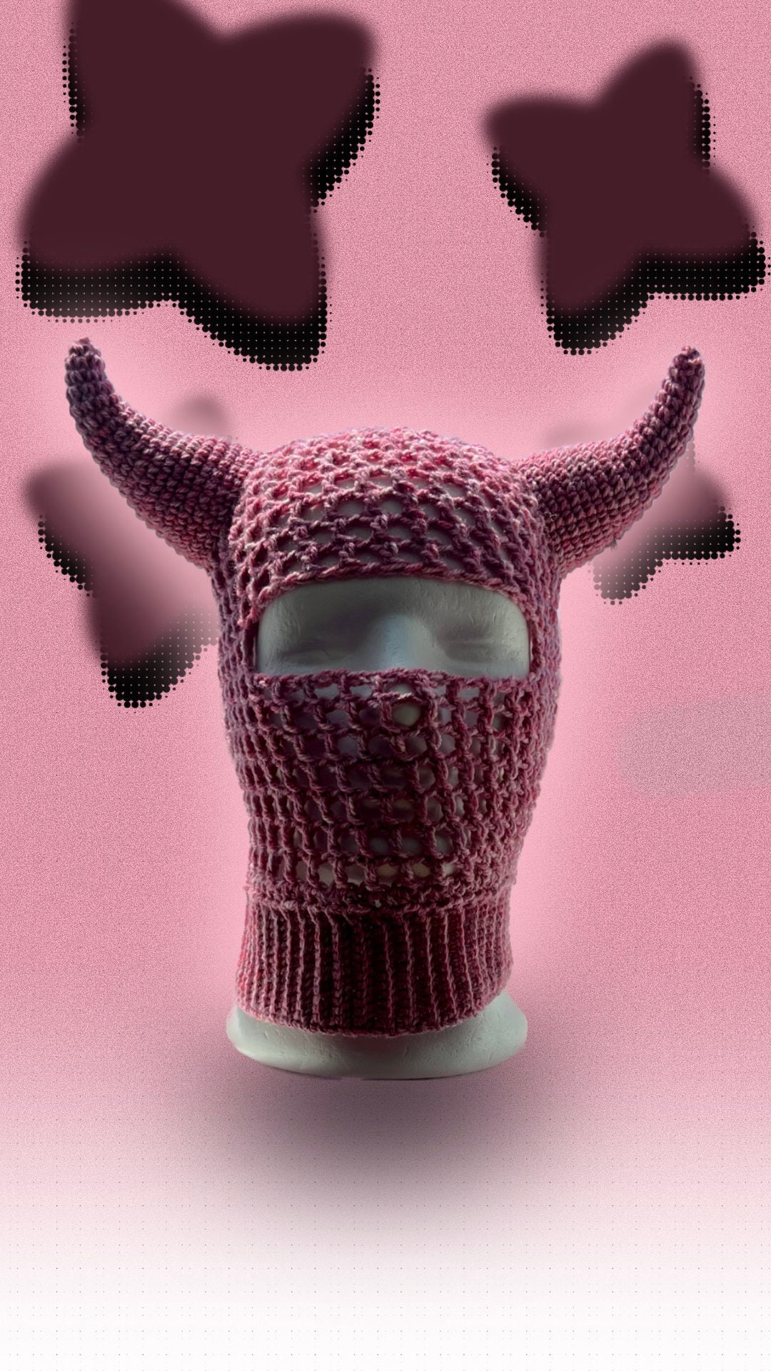 Crochet Demon Hood - Etsy