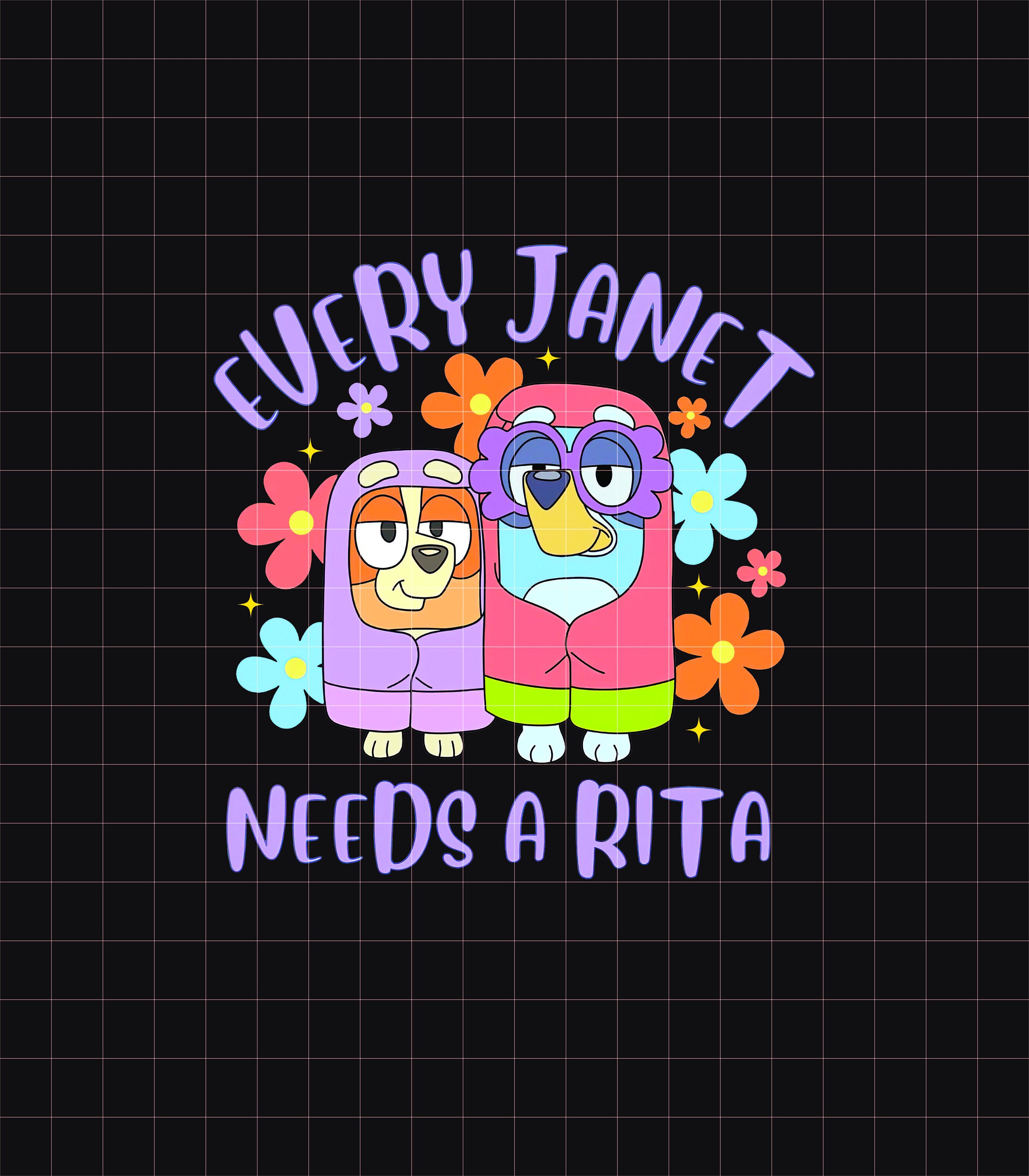 Every Janet Need Rita Digital Png Bluey Friends Png Rita - Etsy Canada