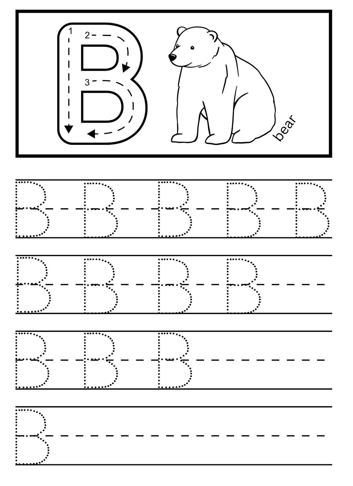 Alphabet Letter Tracing Sheets - Etsy