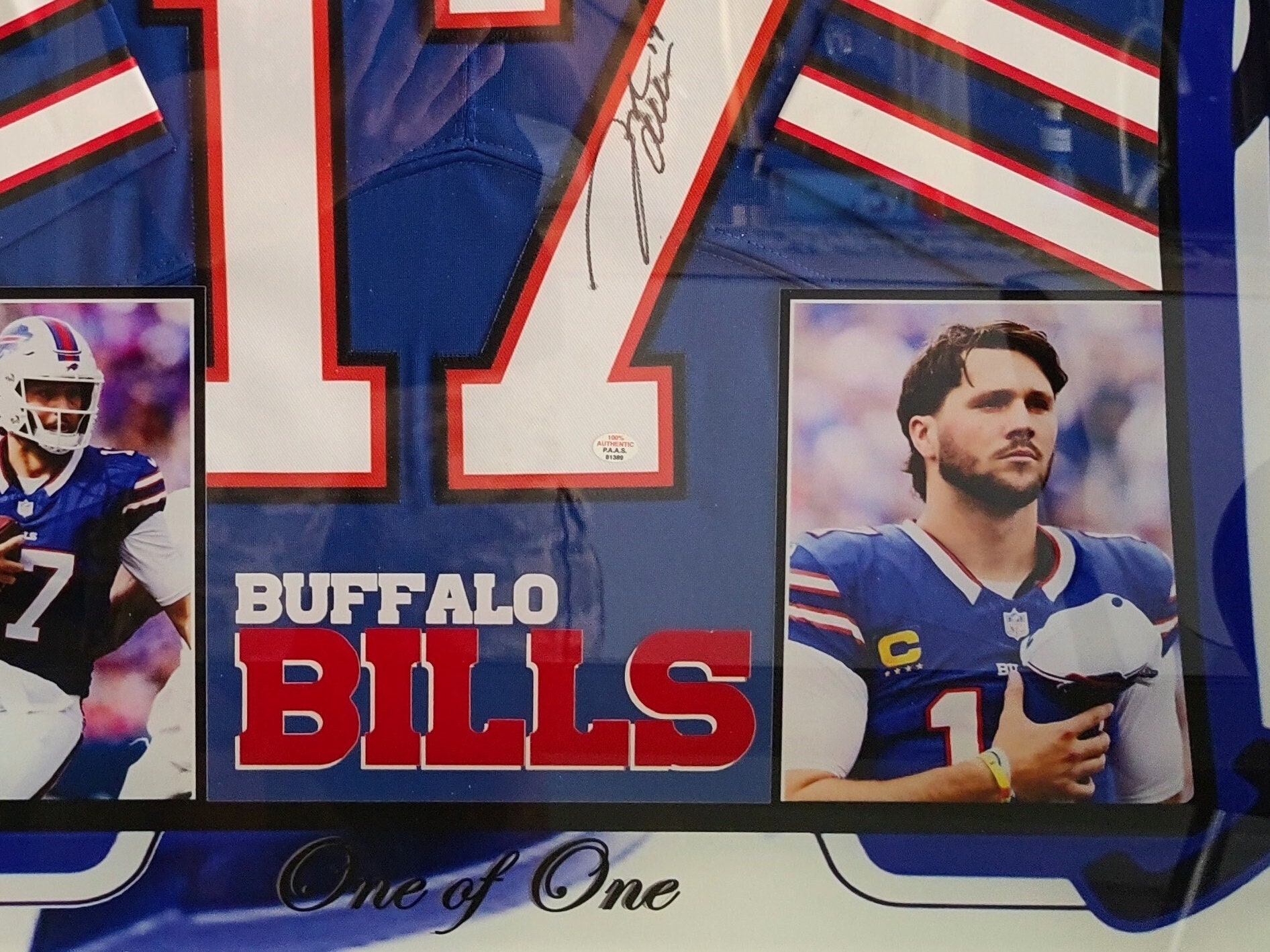 Josh Allen Signed Buffalo Bills Jersey in an Exquisite Acrylic Display ...