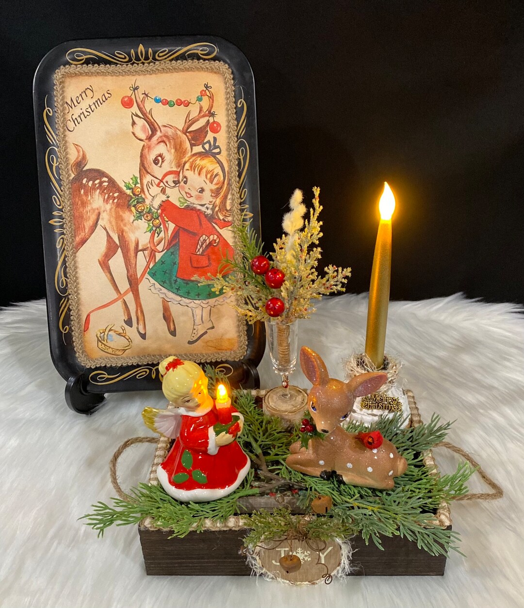 Vintage Inspired Sweet Nostalgia Bambi Box and Wall Art - Etsy