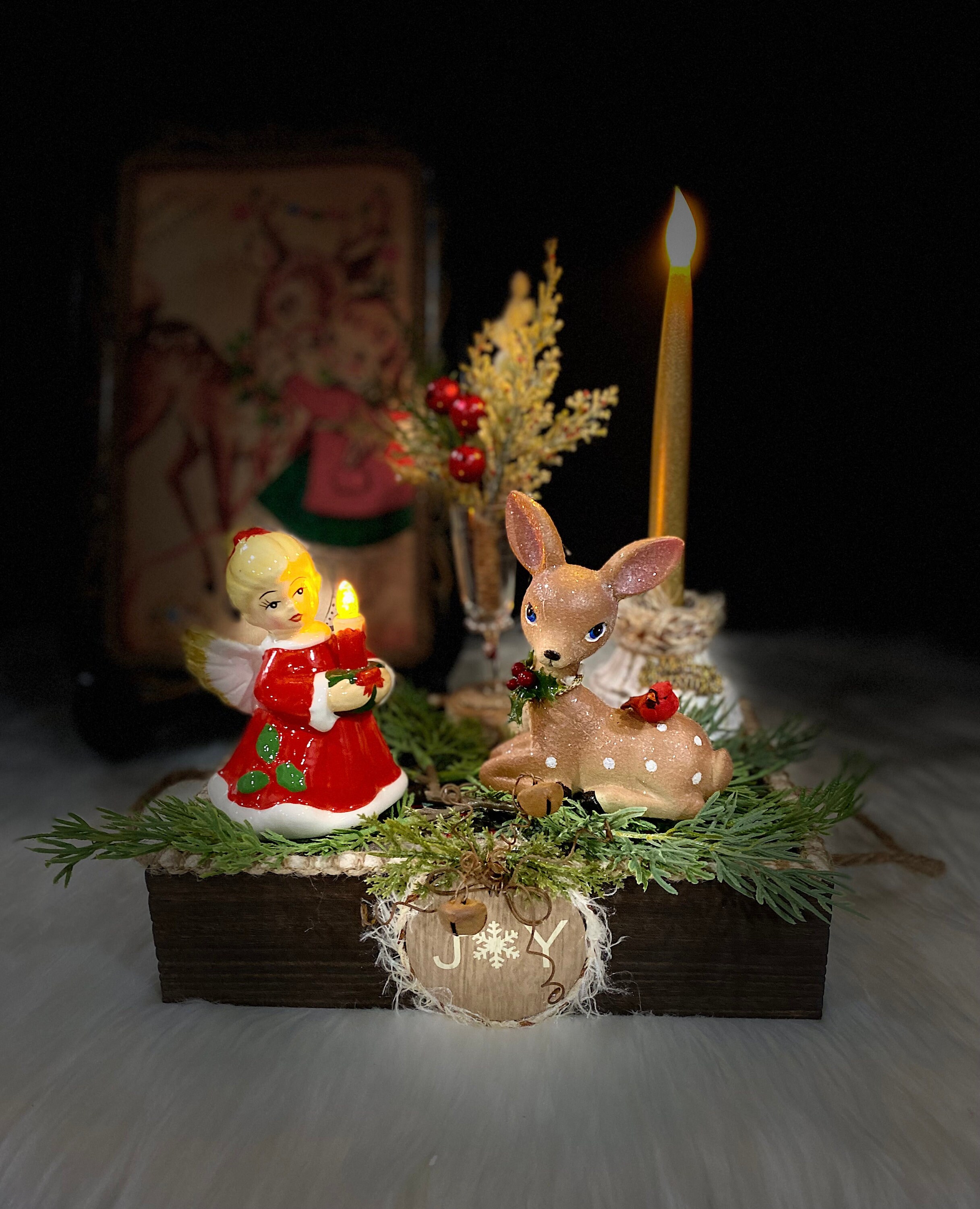 Vintage Inspired Sweet Nostalgia Bambi Box and Wall Art - Etsy