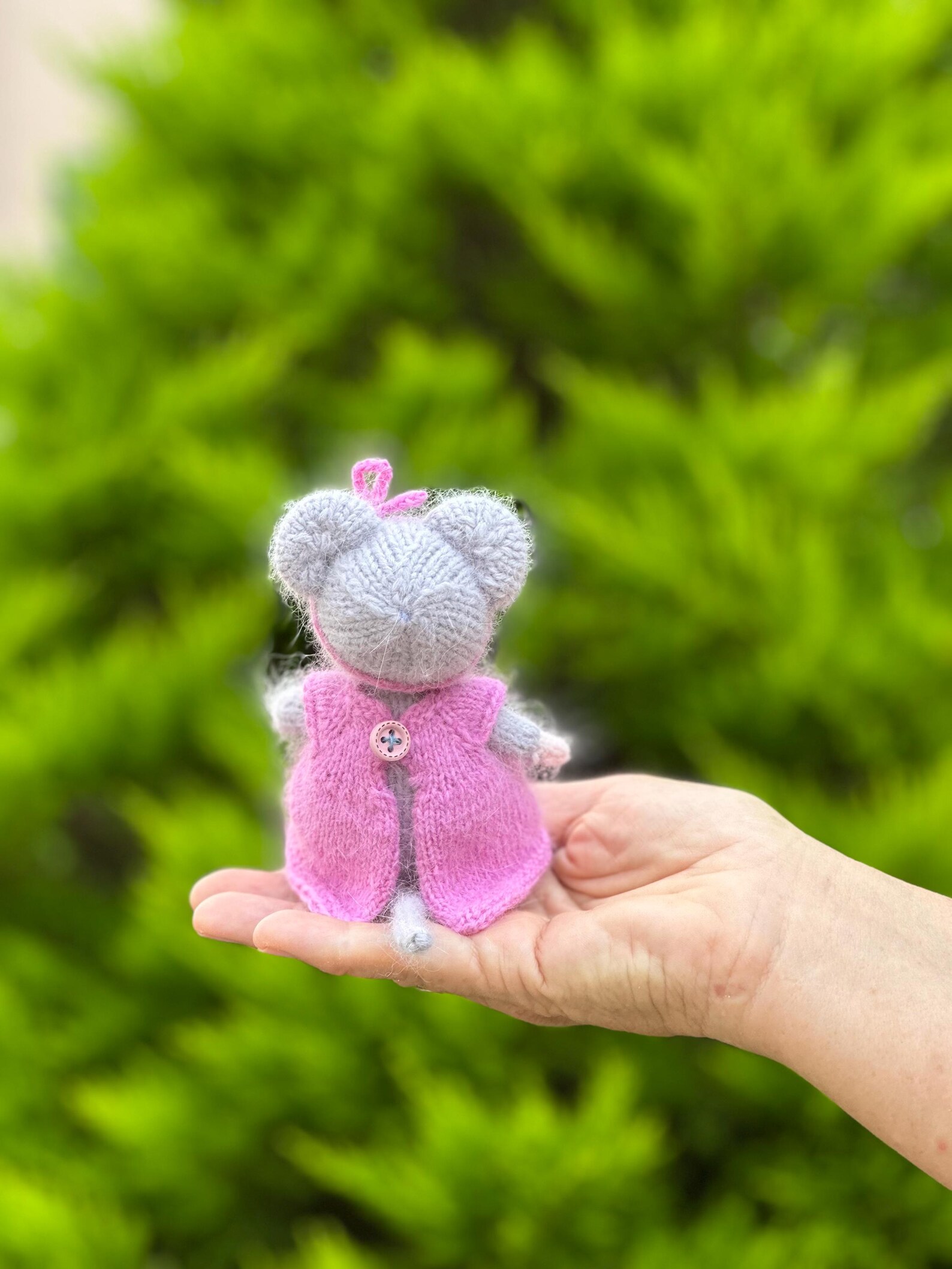 Mouse Knitting Pattern: Knitted Toy Tutorial (PDF Download, 8cm Mouse ...