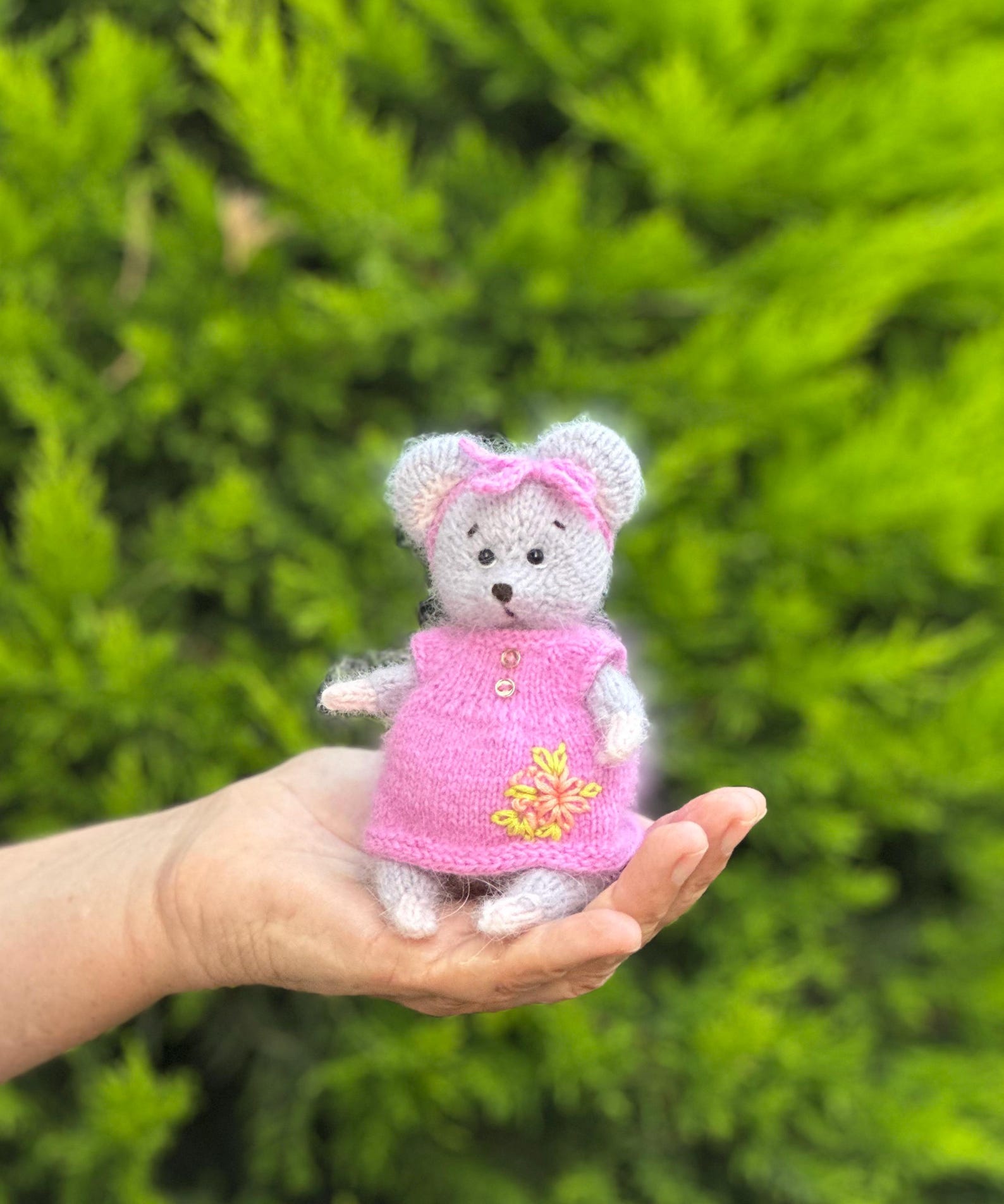 Mouse Knitting Pattern: Knitted Toy Tutorial (PDF Download, 8cm Mouse ...