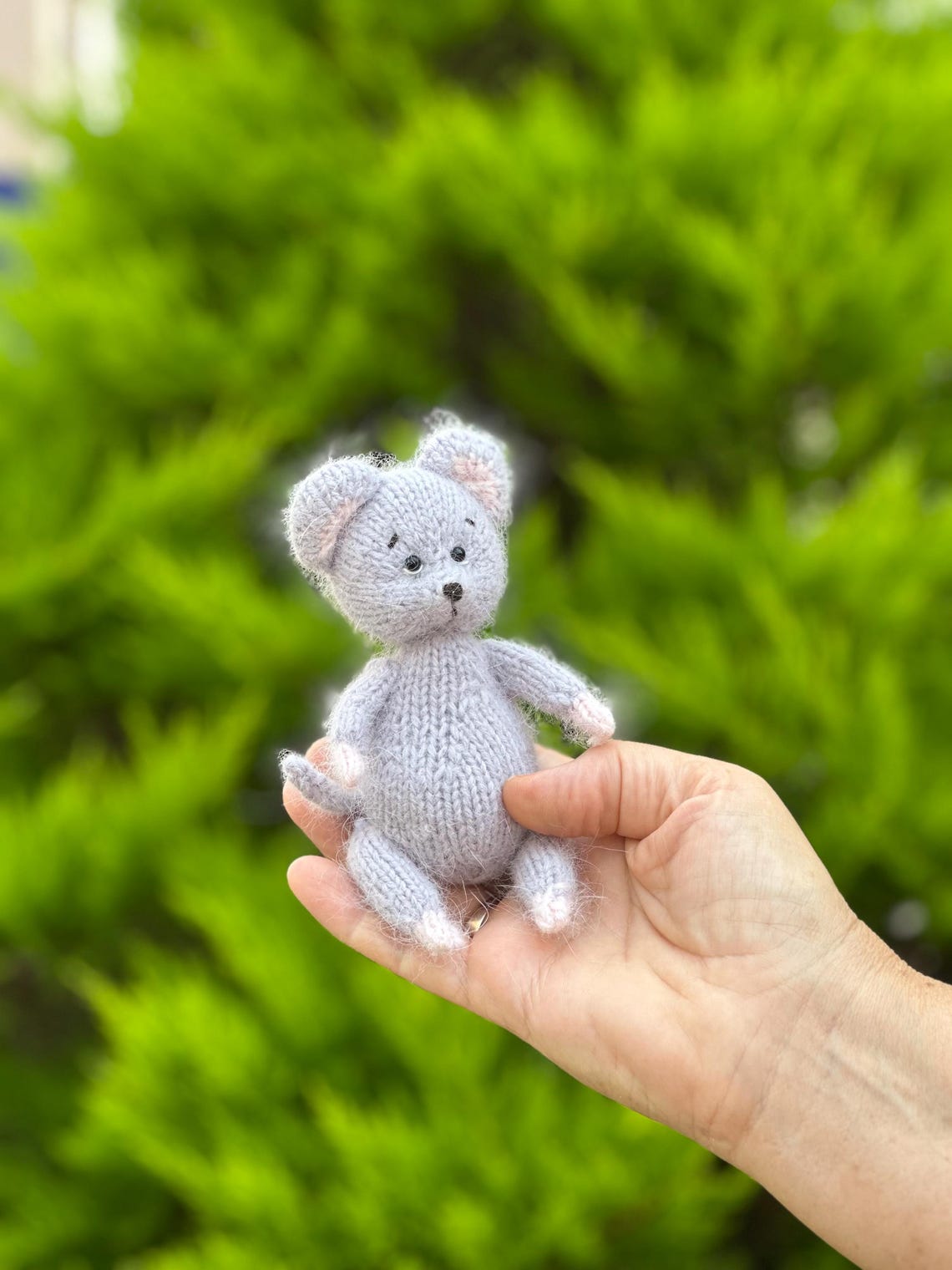 Mouse Knitting Pattern: Knitted Toy Tutorial (PDF Download, 8cm Mouse ...