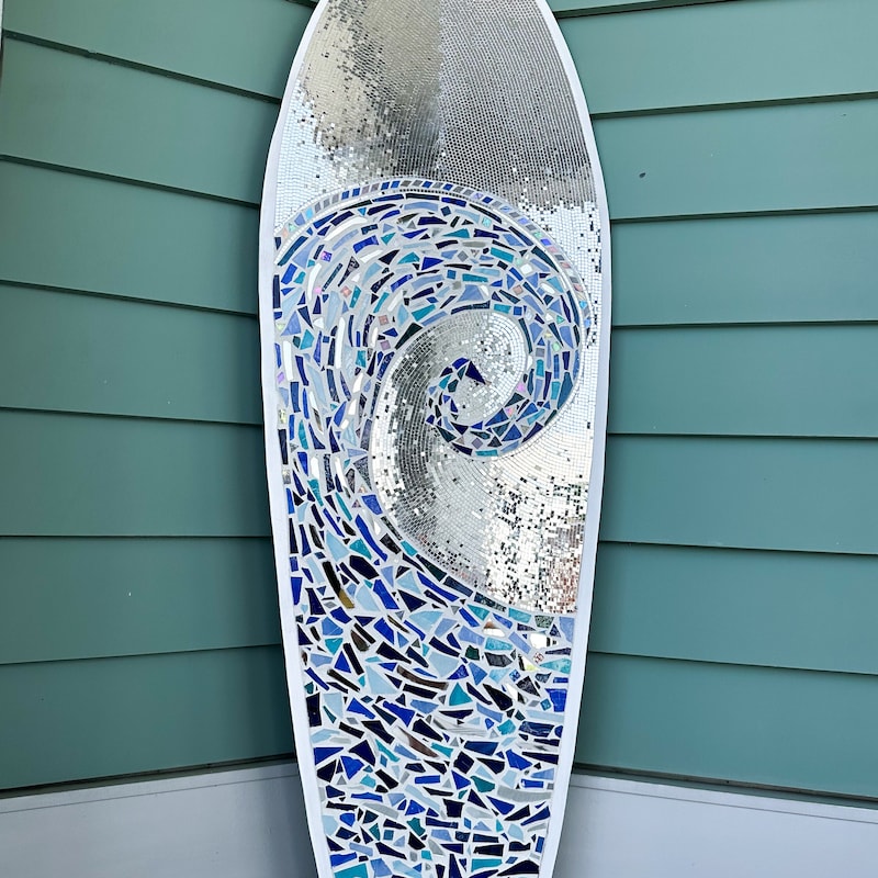 Mosaic Surfboard - Etsy
