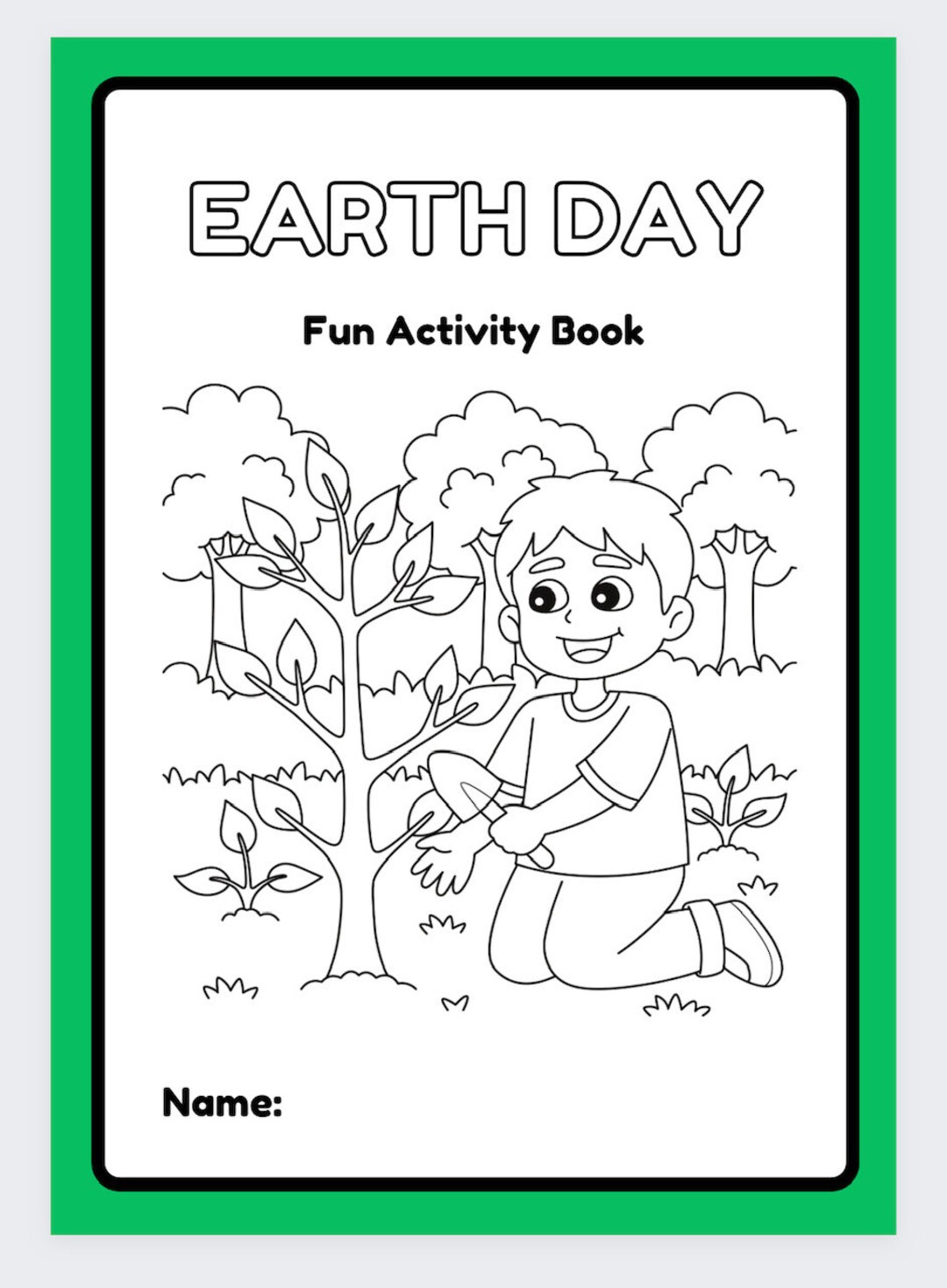 Earth Day Activity Book, Earth Day Children's Activity, Earth Day ...