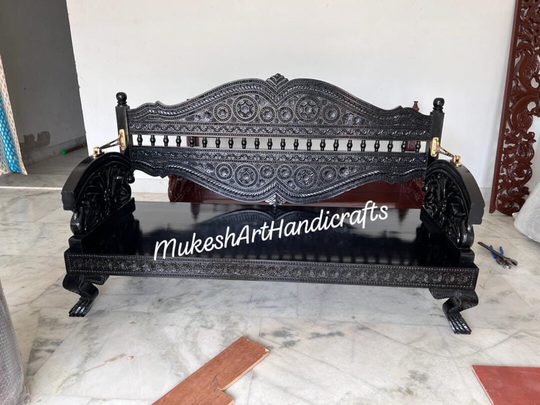 Handmade Wooden Reversible Porch Swing/ Wooden Ceiling Swing/wooden ...