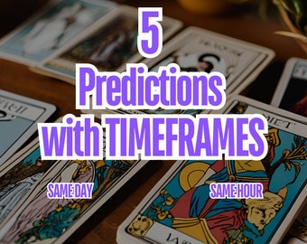 5x Detailed Psychic Predictions Reading, Same Day, Tarot Reading ...