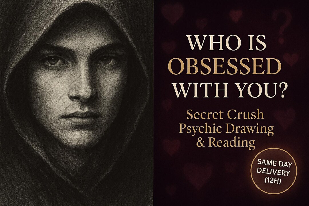 Psychic Crush Drawing & Reading • Same Day 12H (digital Download) - Etsy
