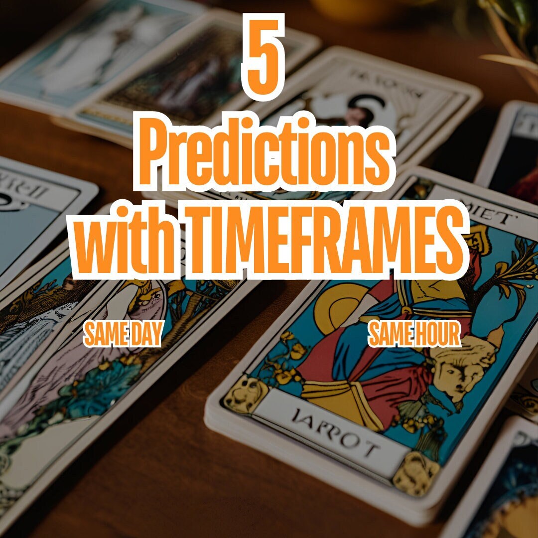 5x Detailed Psychic Predictions Reading, Same Day, Tarot Reading ...