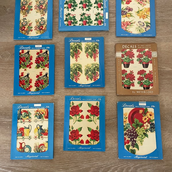 Vintage Decals - Etsy