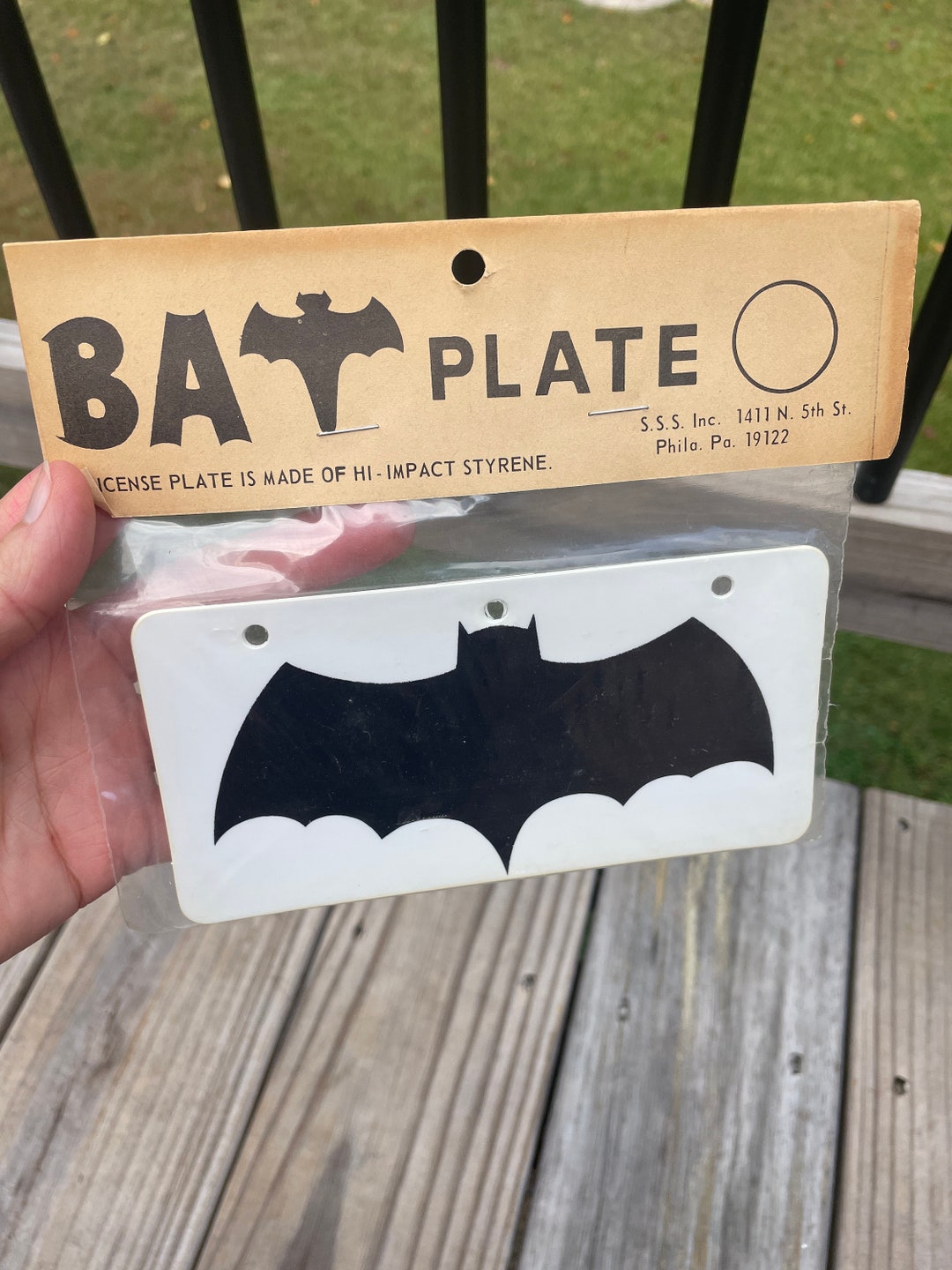 1960s/1970s BAT Bicycle License Plate - Etsy