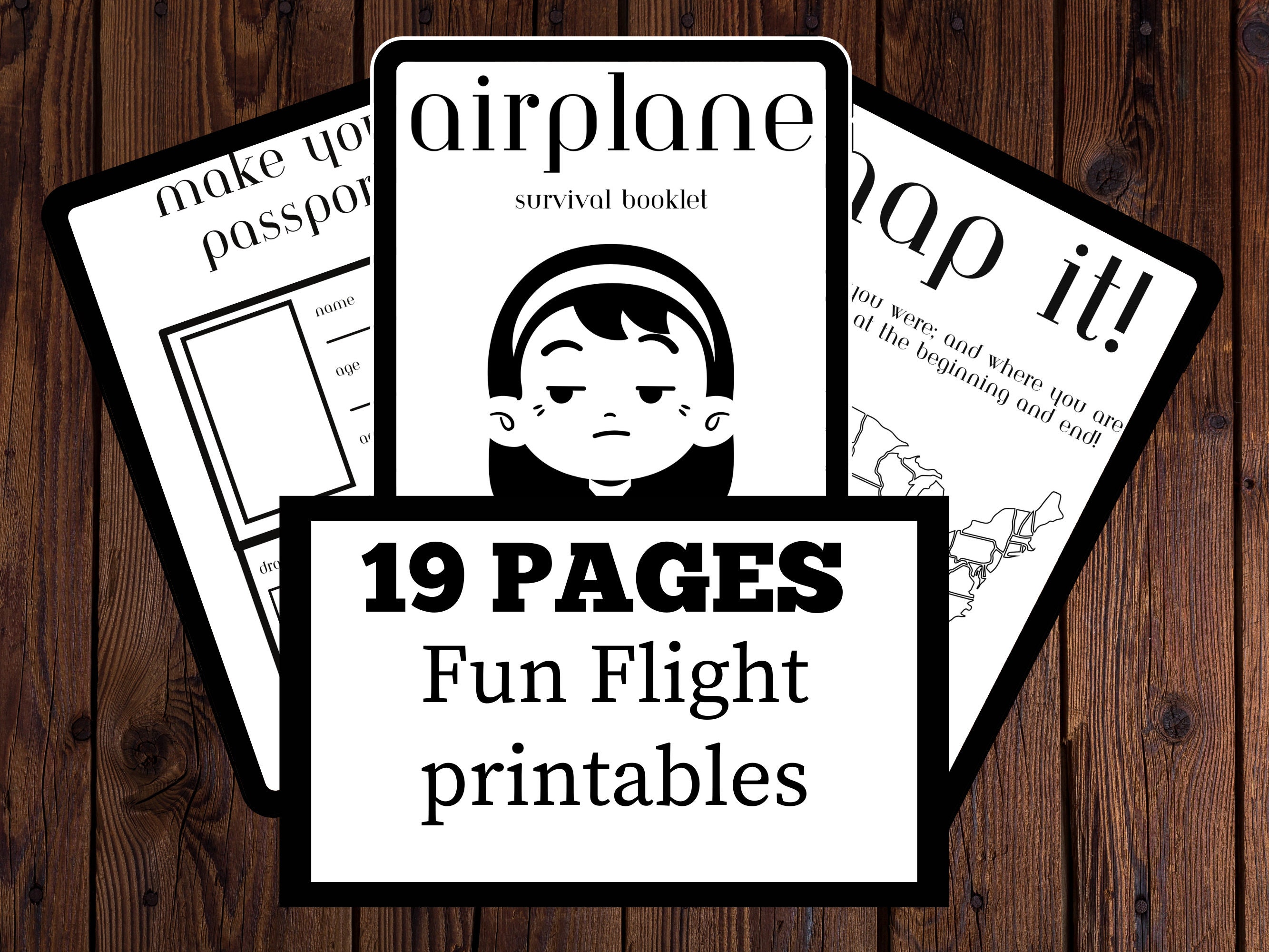 Aesthetic Airplane Printables - Flight Printables so You Don't Get ...