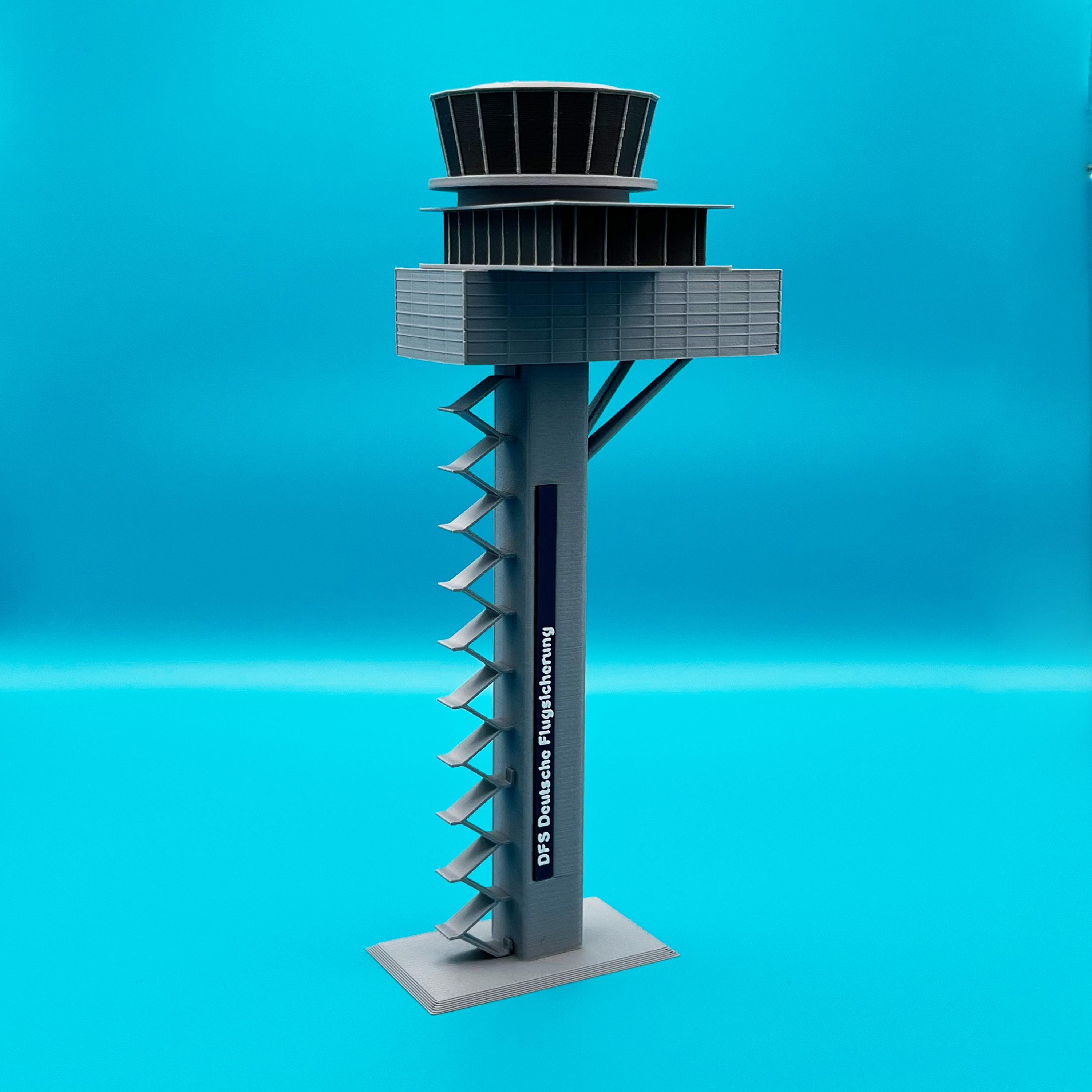 Frankfurt Air Traffic Tower Model, Air Traffic Control Miniature, ATC ...