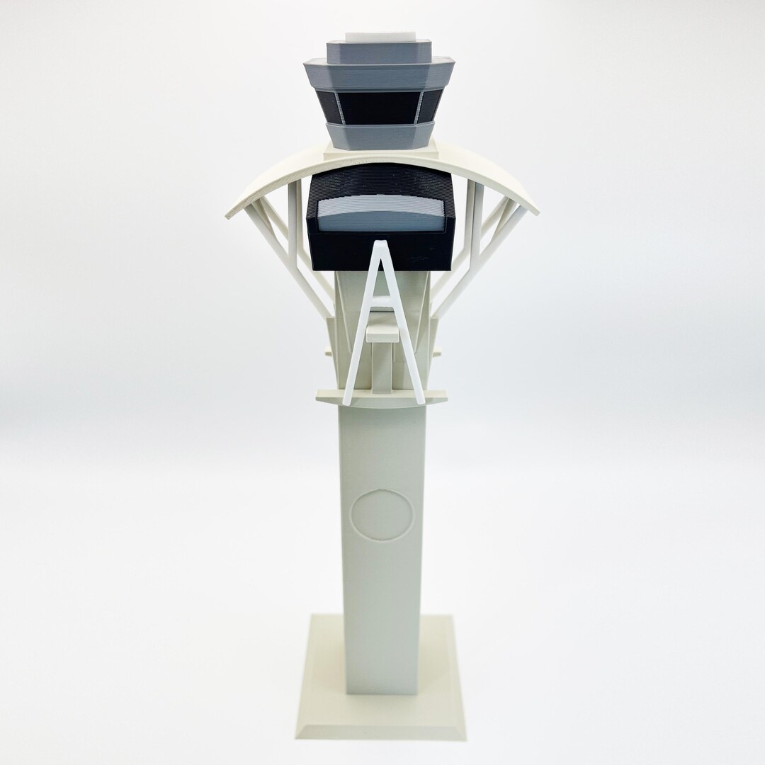 Los Angeles "lax" Airport Tower Model - Realistic Air Traffic Control ...