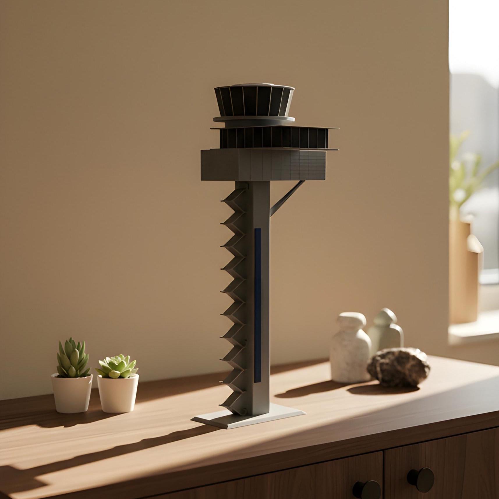 Frankfurt Air Traffic Tower Model, Air Traffic Control Miniature, ATC ...