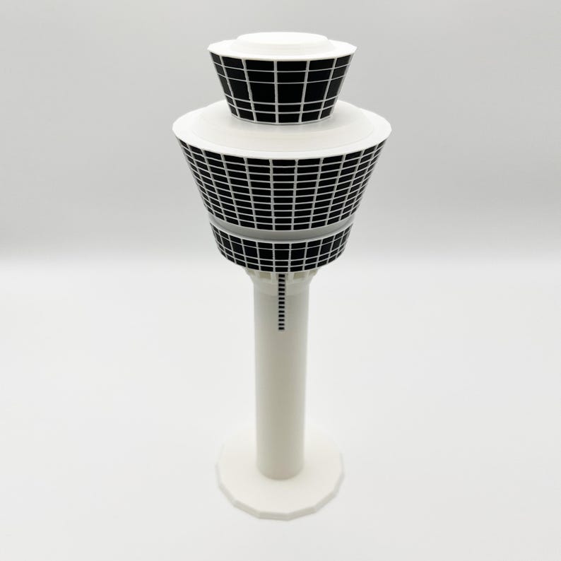 München Air Traffic Tower Model, Air Traffic Control Miniature, ATC ...