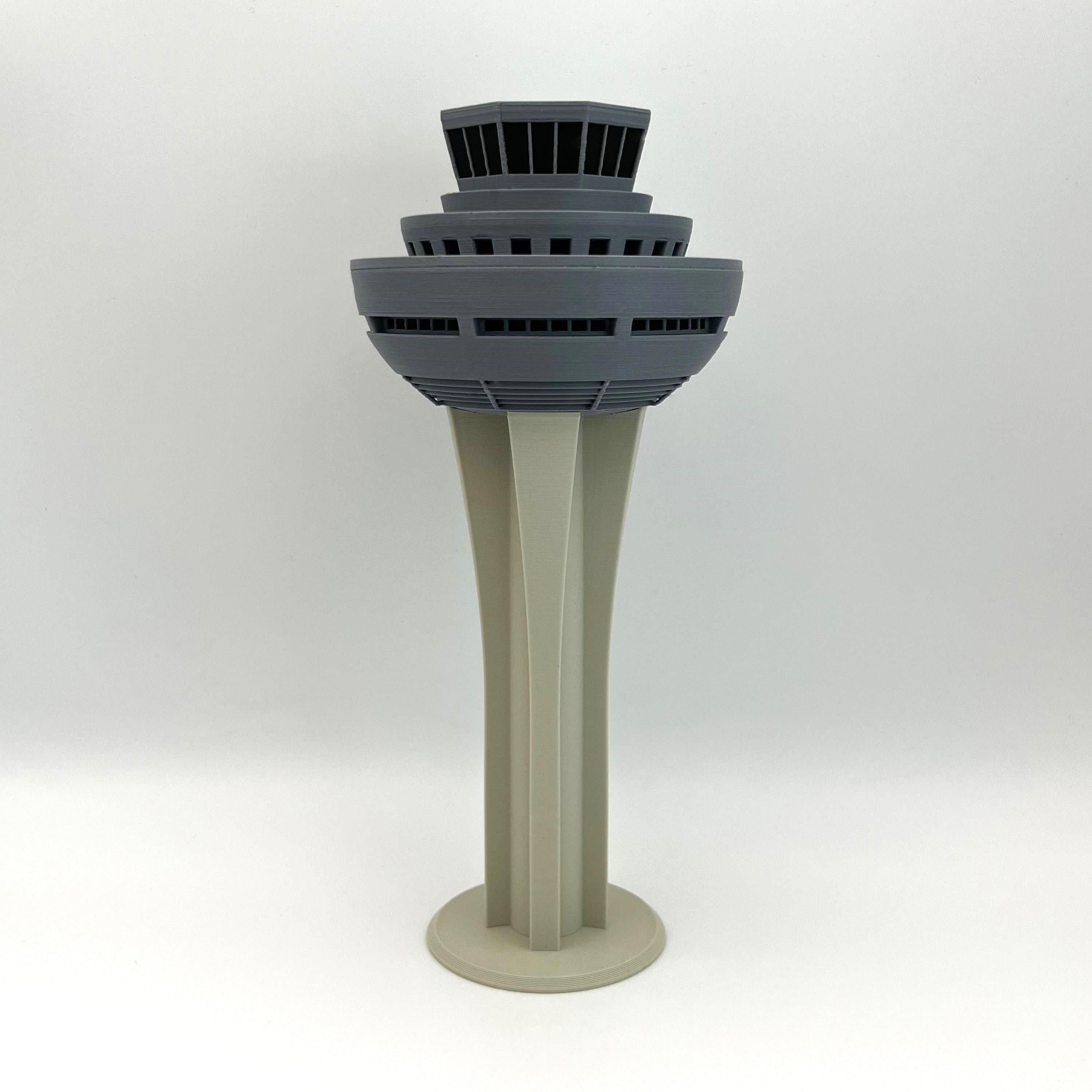 1:400 Madrid Barajas Air Traffic Tower Model, Air Traffic Control ...