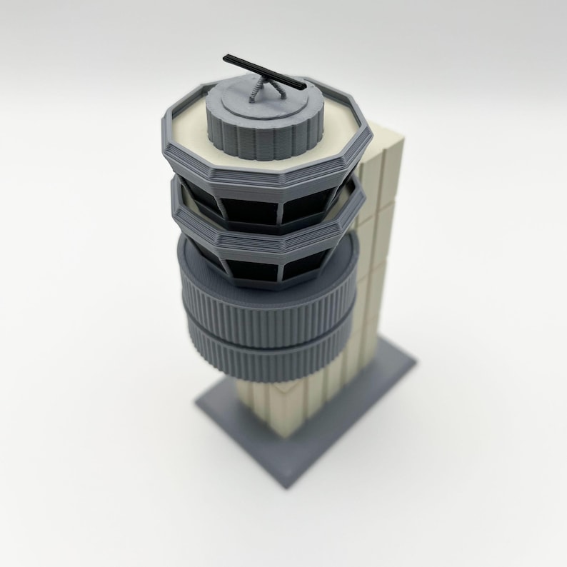 1:400 Zurich Air Traffic Tower Model, Air Traffic Control Miniature ...