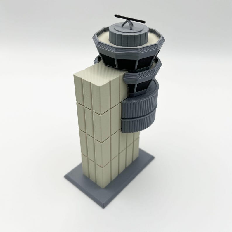 1:400 Zurich Air Traffic Tower Model, Air Traffic Control Miniature ...