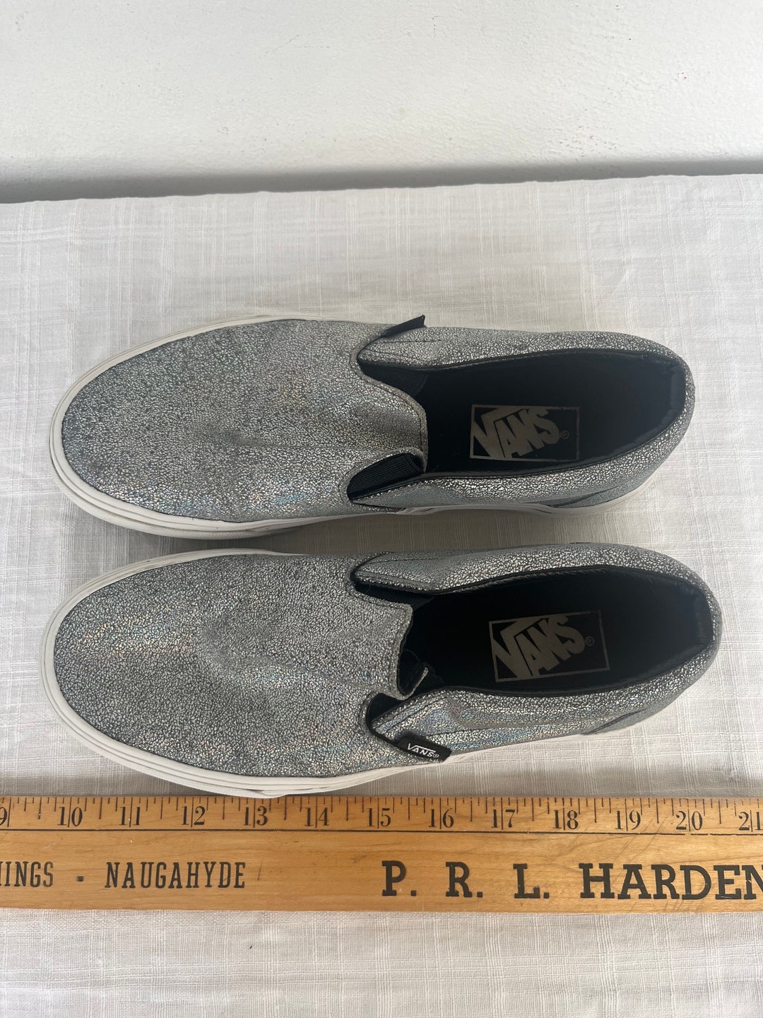 Vans Shiny Slip-on Sneakers - Etsy