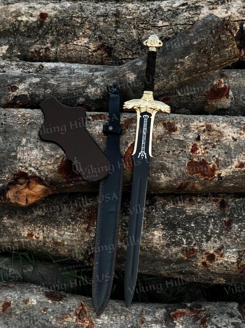 Hand Forged Conan the Barbarian Engraved Sword, Steel Sword, Destroyer ...