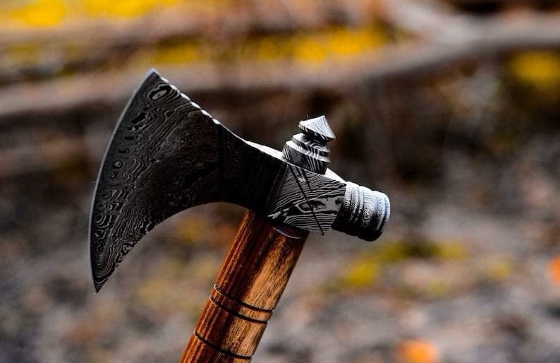 Smoking Axe, Damascus Axe, Hatchet Axe, Handmade Forged Axe, Custom ...