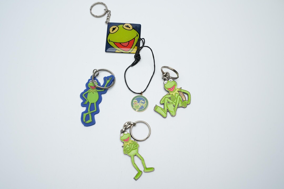 Vintage Kermit the Frog Keychains – Original From the 90s | Jim Henson ...