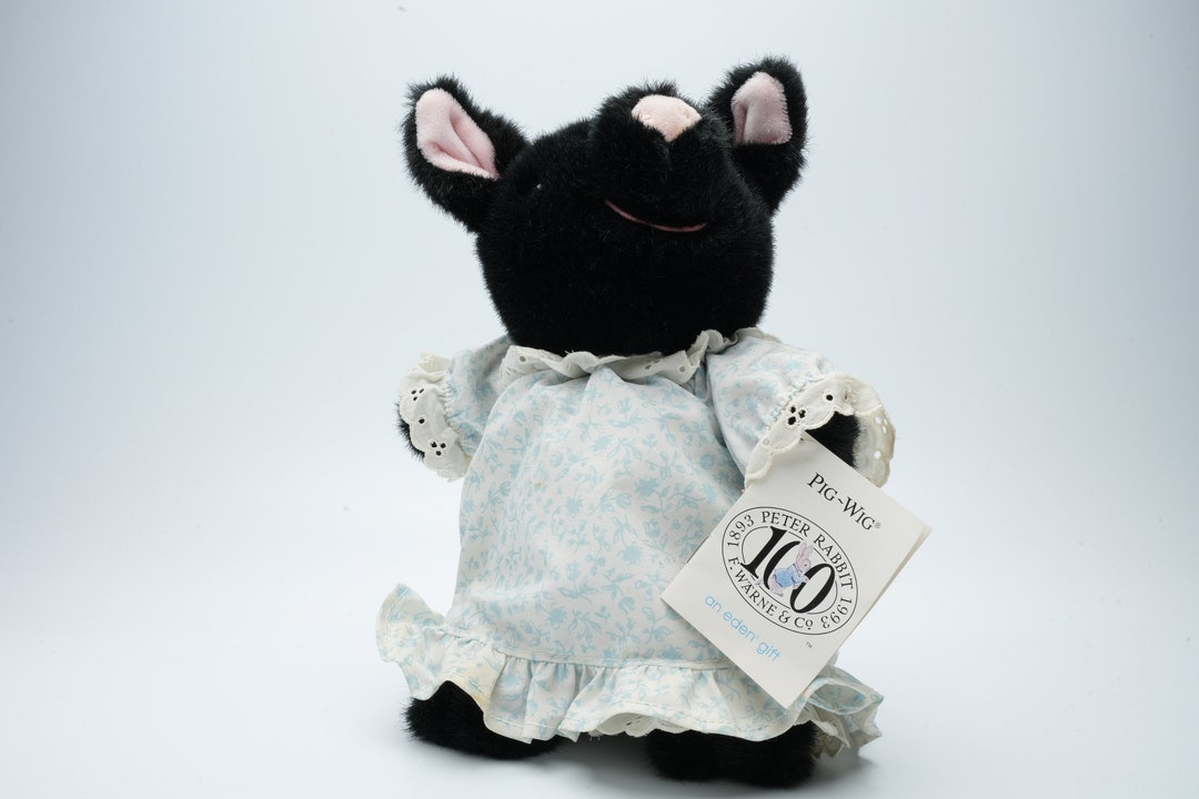 Rare Pig Wig Plush by Eden the Beatrix Potter Collection Cuddly Toy Pig ...