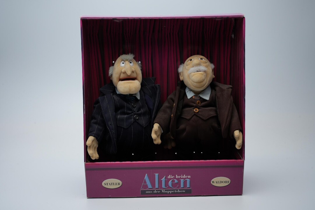 Very Rare Waldorf & Statler Doll Set Vintage Muppets Collectible Unique ...