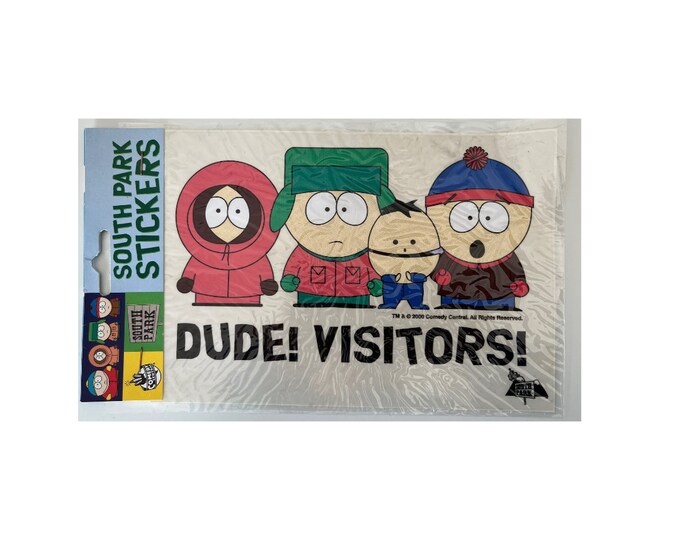 Vintage Vinyl South Park Sticker "south Park" From 2000 Comedy Central ...