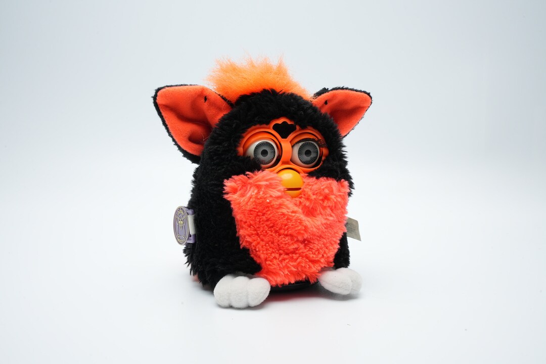 Vintage Furby Tart Tangerine 1999 Incl Original Card and Furby Tag ...