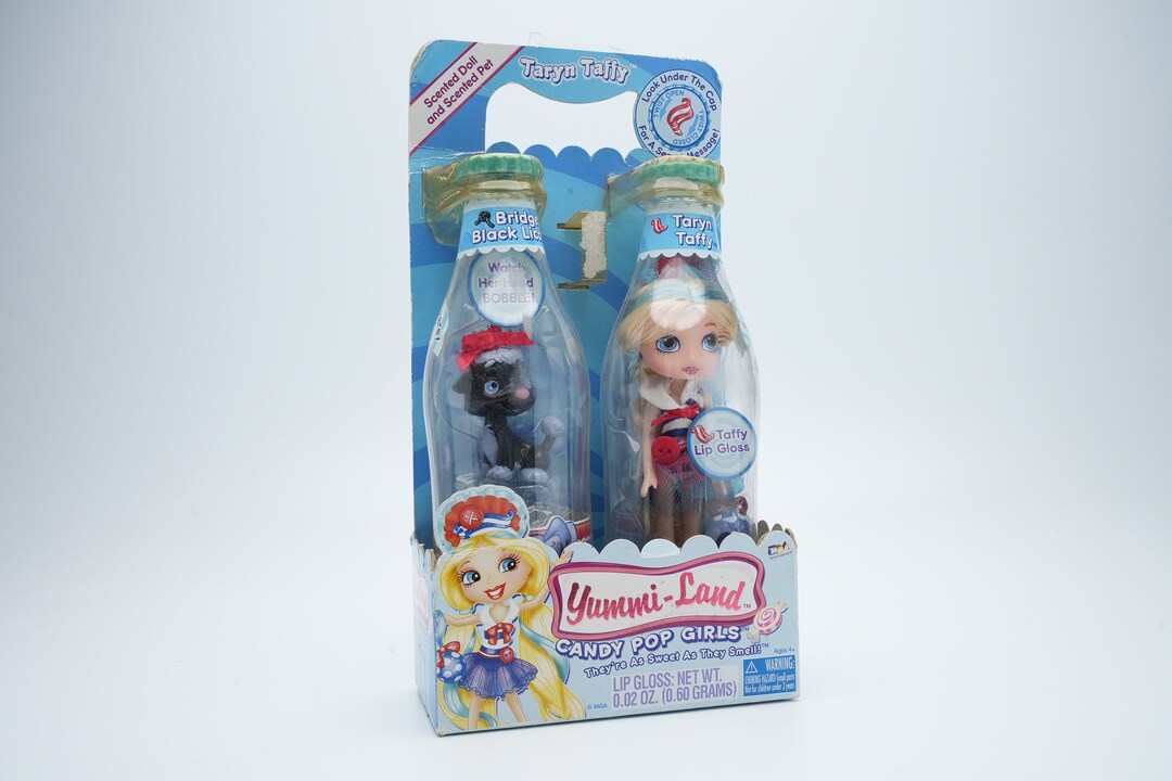 MGA Yummi-land Candy Pop Girls | Taryn Taffy Doll With Bridget Black ...