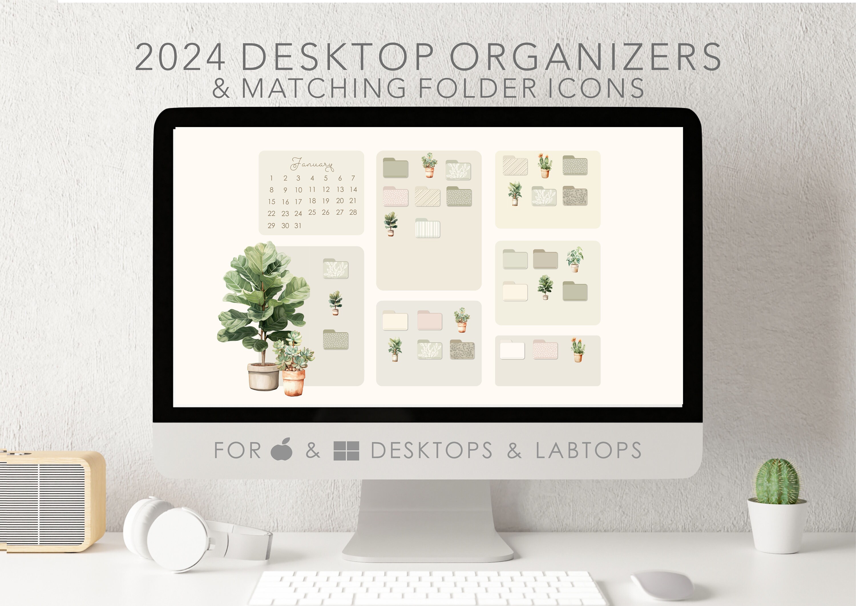 PLANT LOVER 2024 Work Business School Productivity Bundle | Custom ...