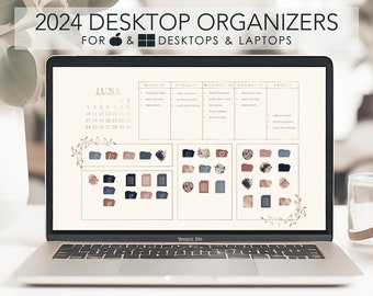 WILDFLOWER 2024 Work Business School Productivity Bundle Custom Desktop ...