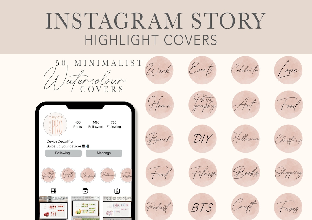Instagram Story Highlight Icons Ig Story Icons Instagram Boho Highlight ...