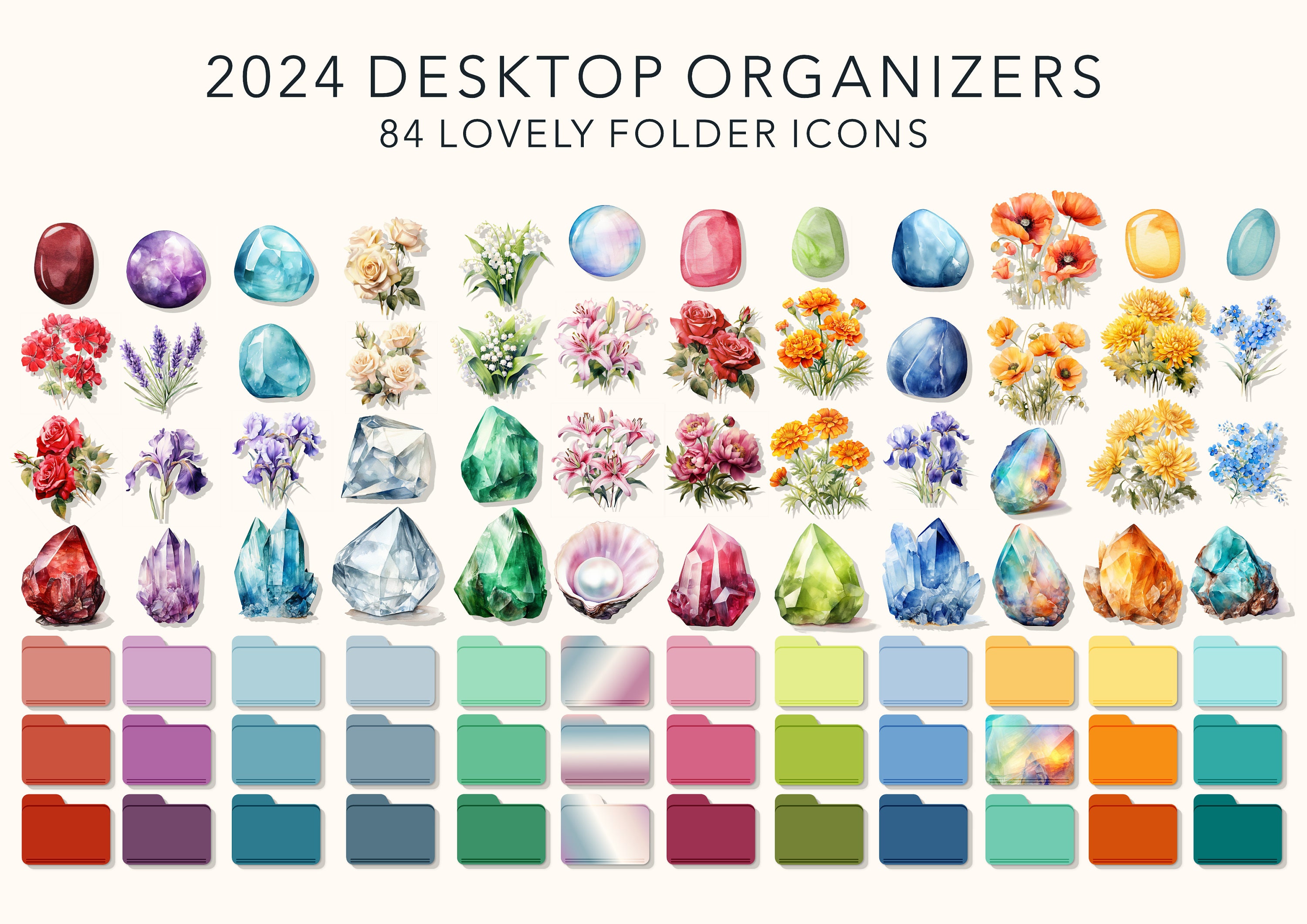 BIRTHSTONE 2024 Work Business School Productivity Bundle Custom Desktop ...