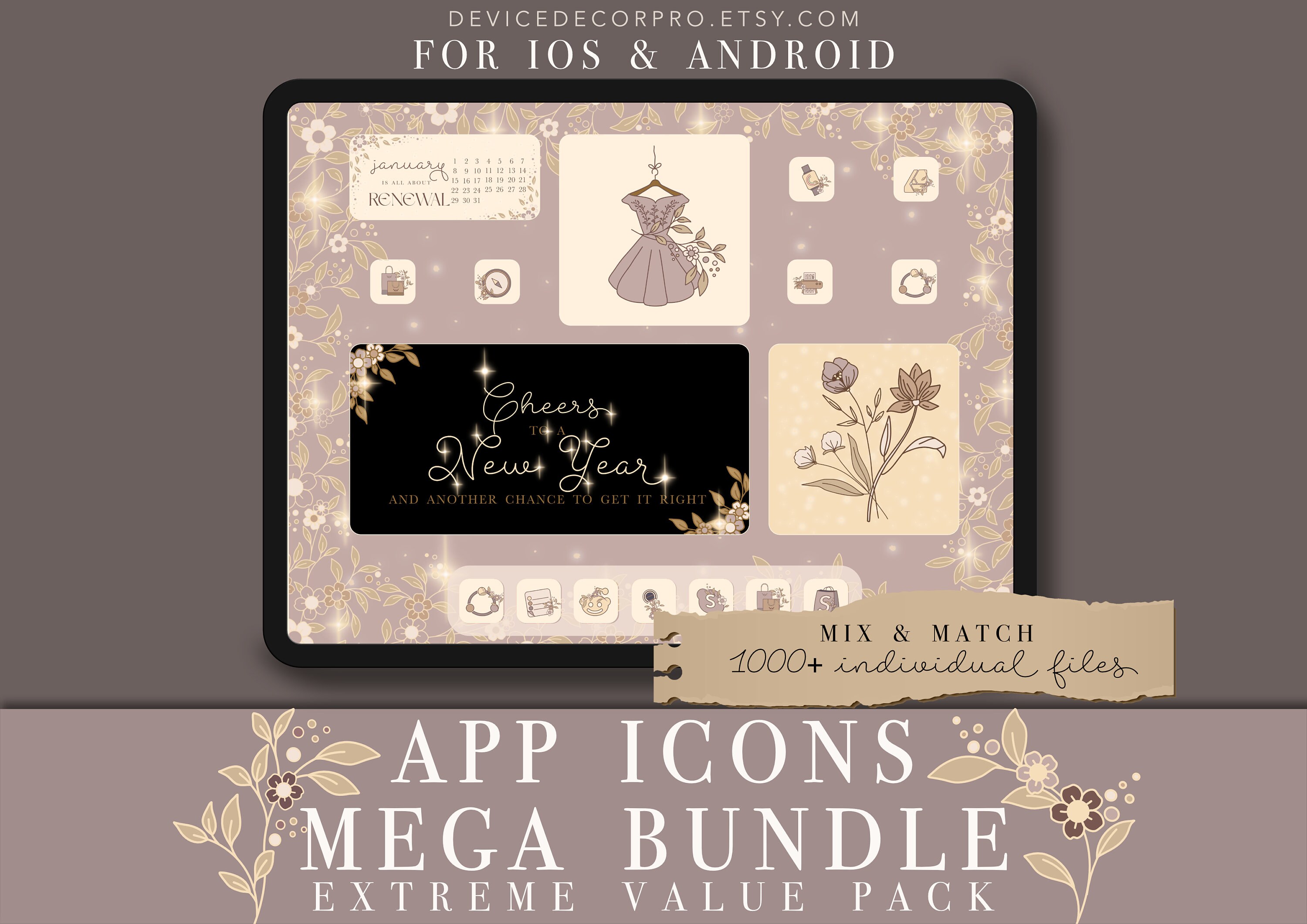 App Icons Huge Bundle, 4 APP ICON Sets , Ios Icons, iPad Icons ...