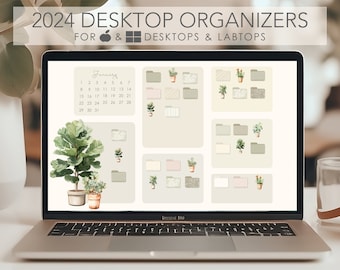 ROSE GOLD 2024 Work Business School Productivity Bundle Custom Desktop ...
