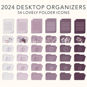 PURPLE 2024 Work Business School Productivity Bundle | Custom Desktop ...