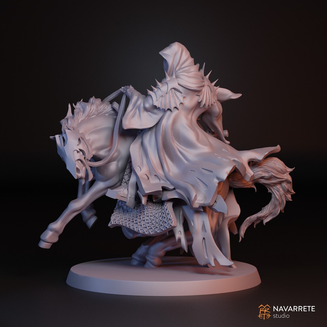 The Spectral King on Horse - Etsy